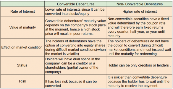 What is the Difference Between Convertible and Non-Convertible Debentures?